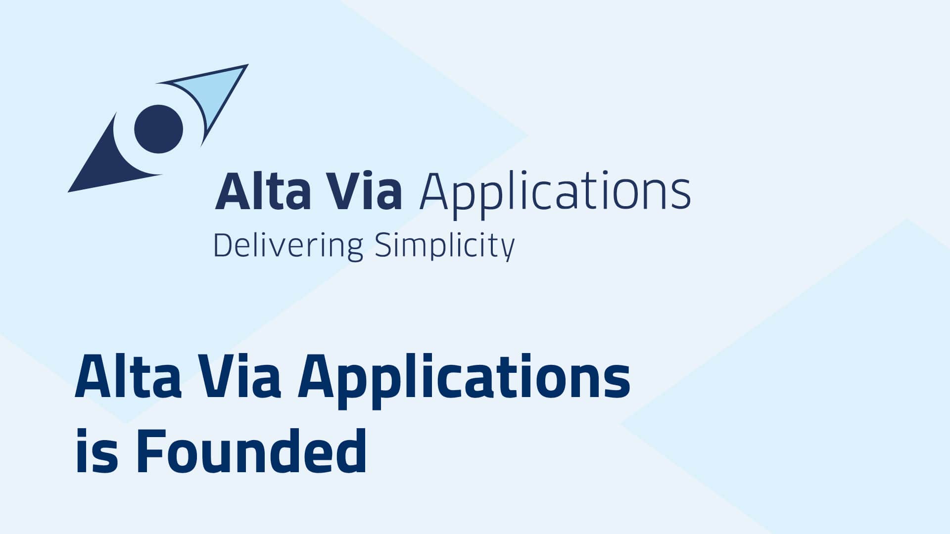 Alta Via establishes Alta Via Applications – new product company for ...